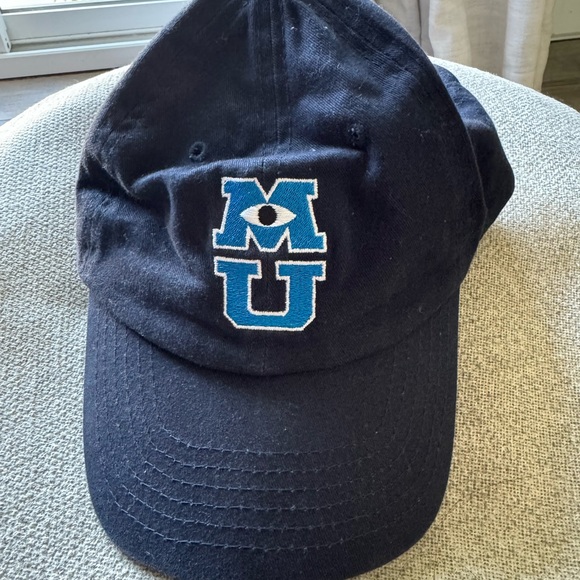 Disney | Accessories | Disneys Monsters Inc Navy Blue Hat Adjustable ...